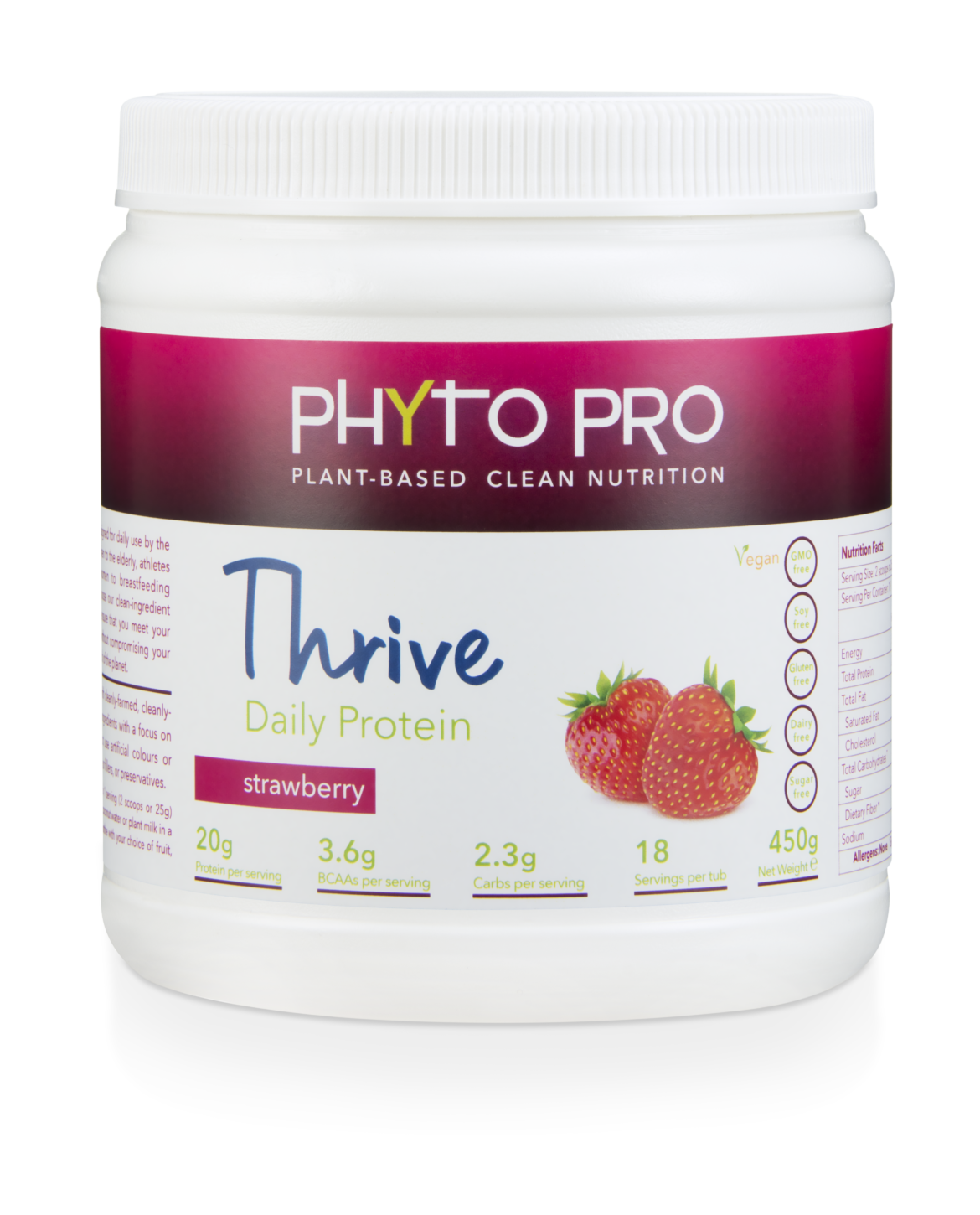 Phyto Pro – Thrive Lifestyle Protein Strawberry 450g | Knysna Health ...