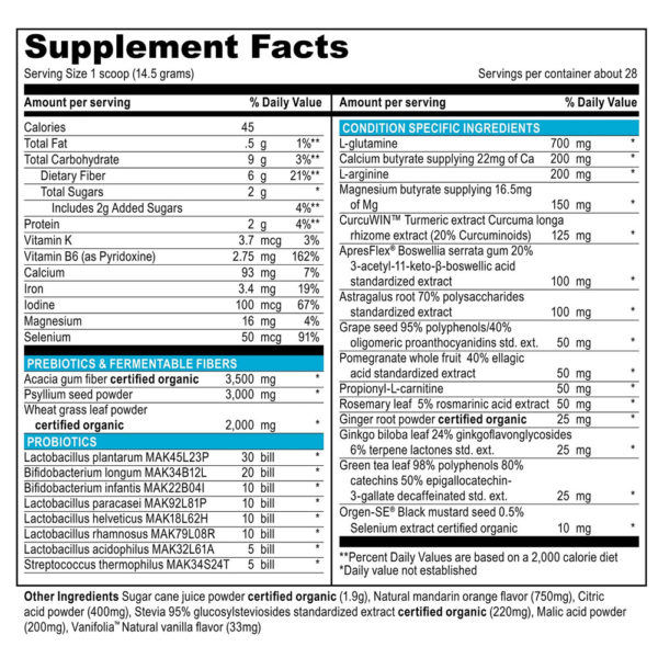 Vibrant Health Digestive Vibrance 406g (28 Servings) – Knysna Health ...