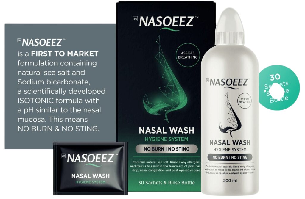 Nasoeez – Nasal Wash starter kit 30 Sachets – Knysna Health – Your ...